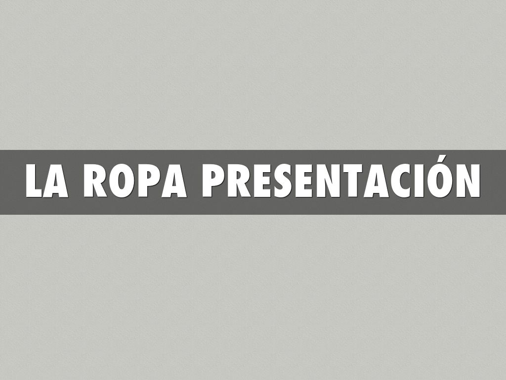 La Ropa Presentación by Aleksandar Miletić