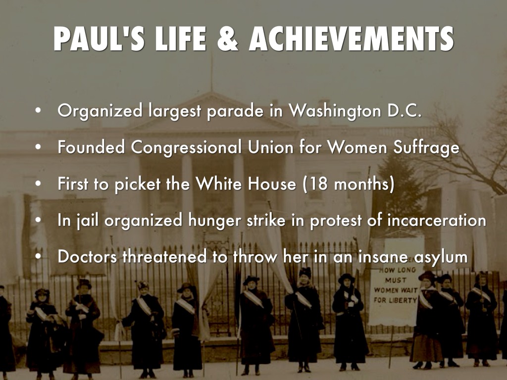 Civil Rights Bio: Alice Paul by e_williams195