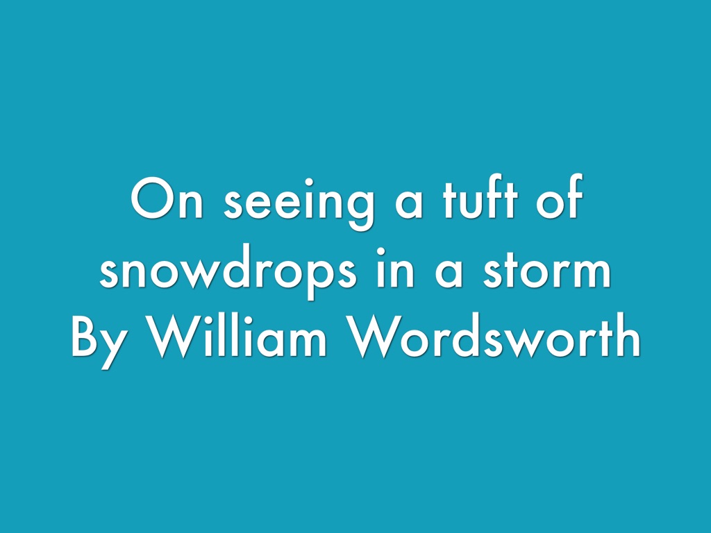 William Wordsworth by Nathan