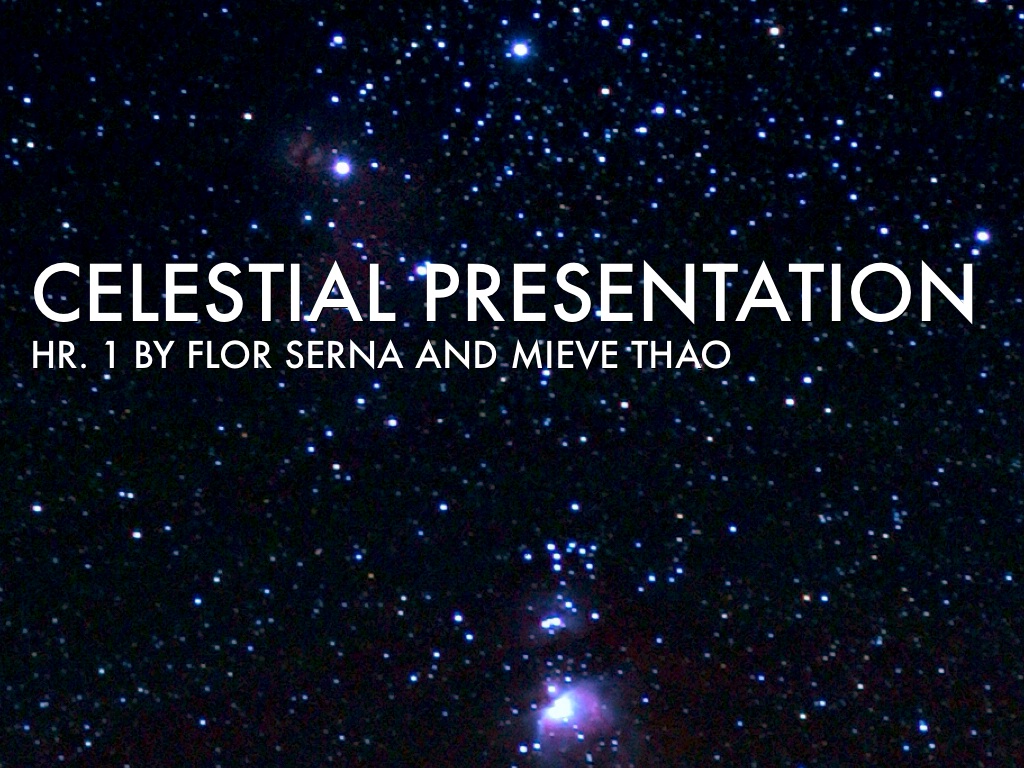 Celestial Presentation by Mieve Thao
