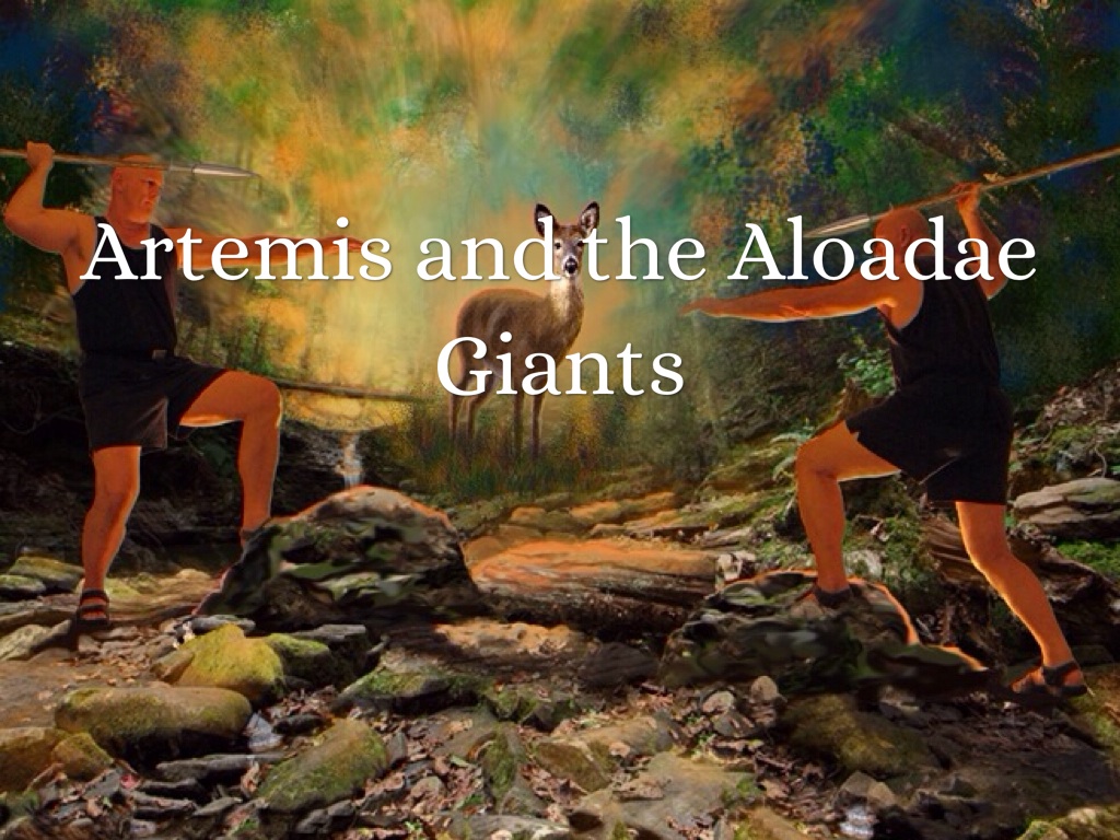 Aloadae Giants And Artemis