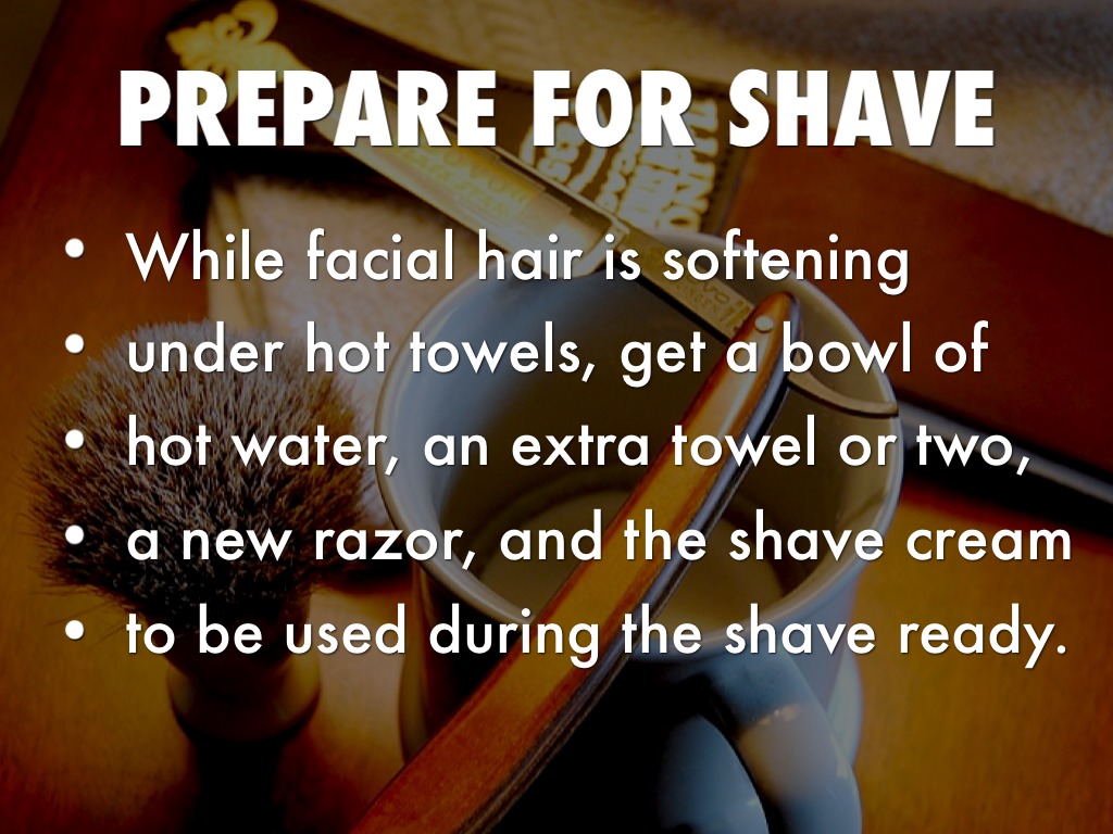 Steps To Straight Razor Shave by Stephanie King