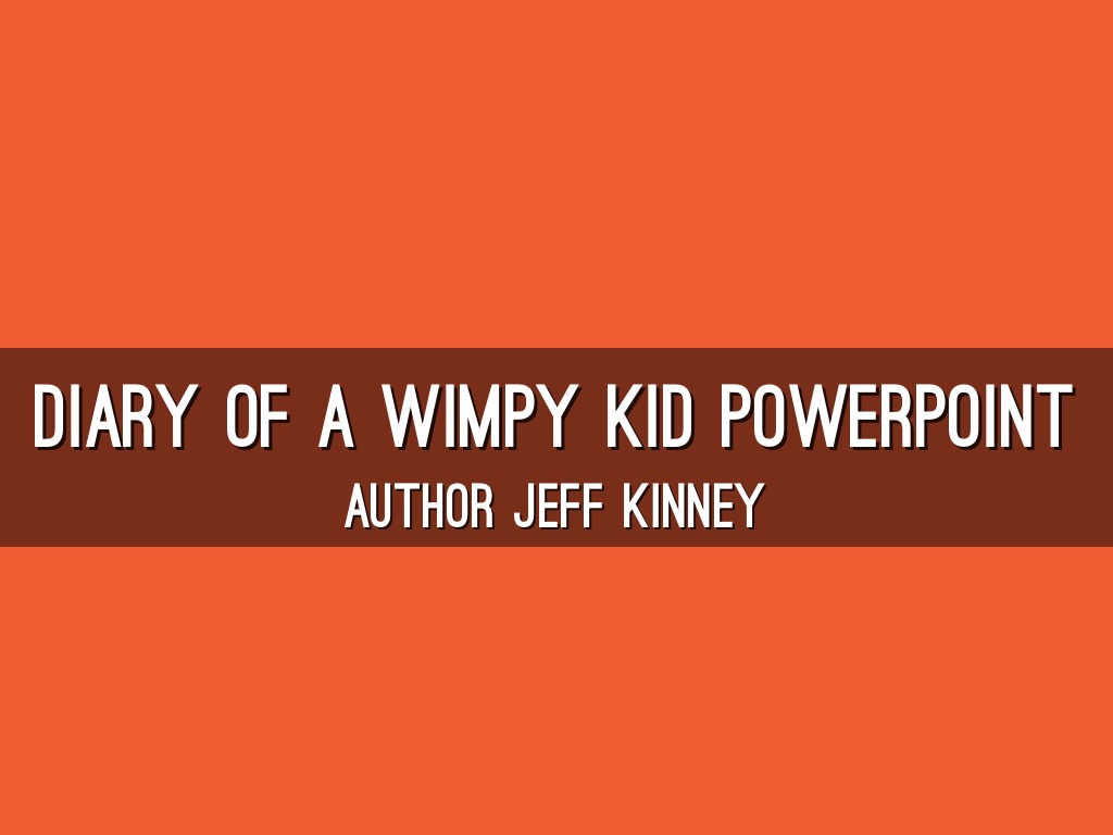 Diary Of A Wimpy Kid by Peyton Thibodeaux