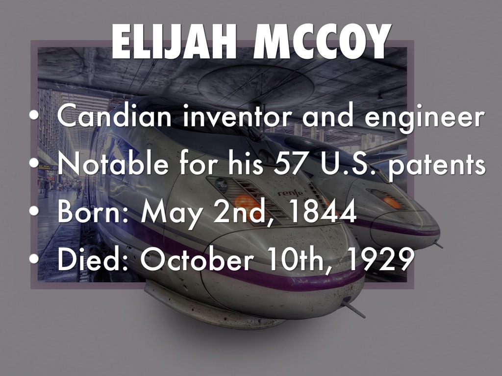 Elijah Mccoy by Cory Mathurin