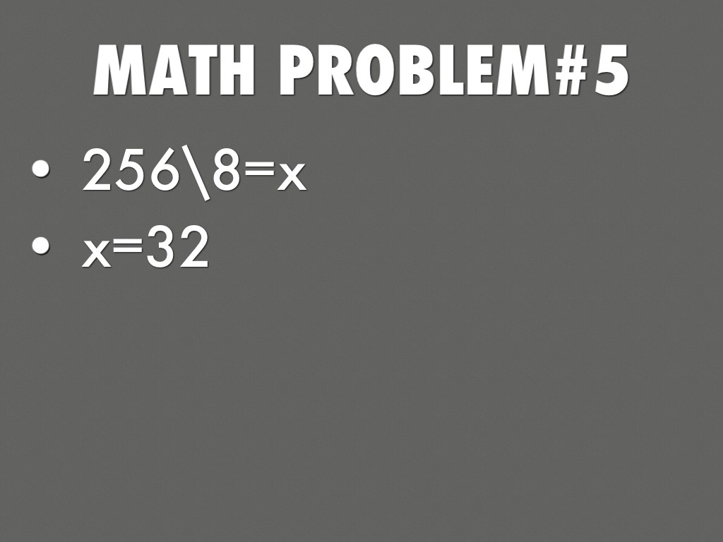 Math Problems by Jaylen Williams