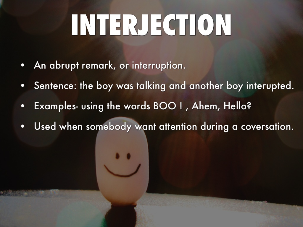 parts of speech by Gavin Dempsey