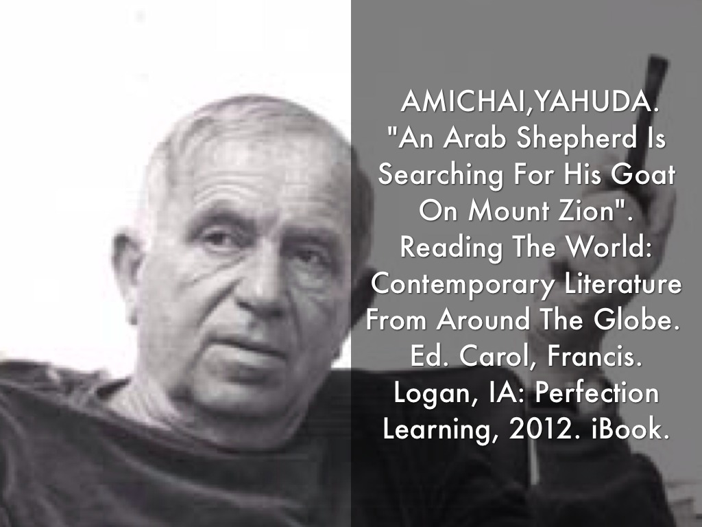 An Arab Shepherd Is Searching For His Goat On Mount