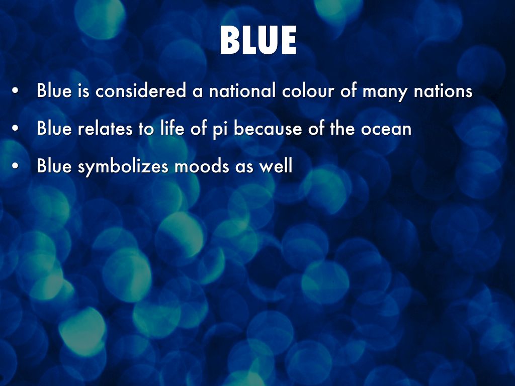 Colour Symbolism by Kavita Bissoon