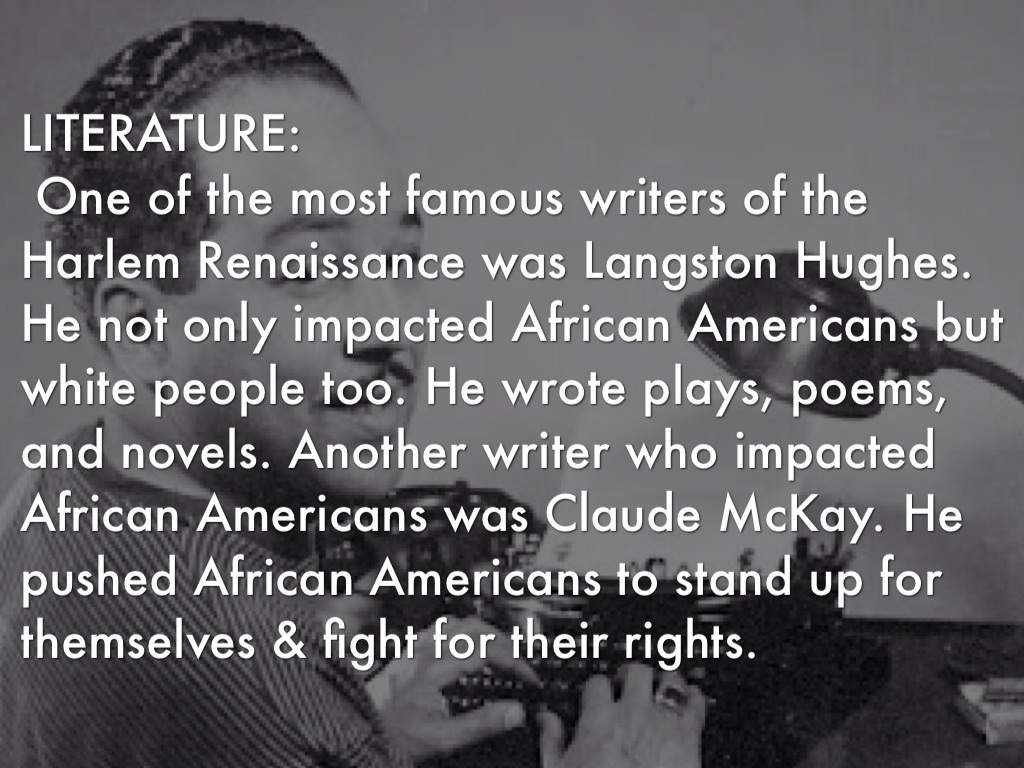 How Did The Harlem Renaissance Effect The African