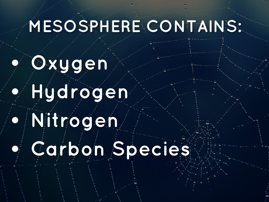 Mesosphere The Presentation By Jacob Orloff