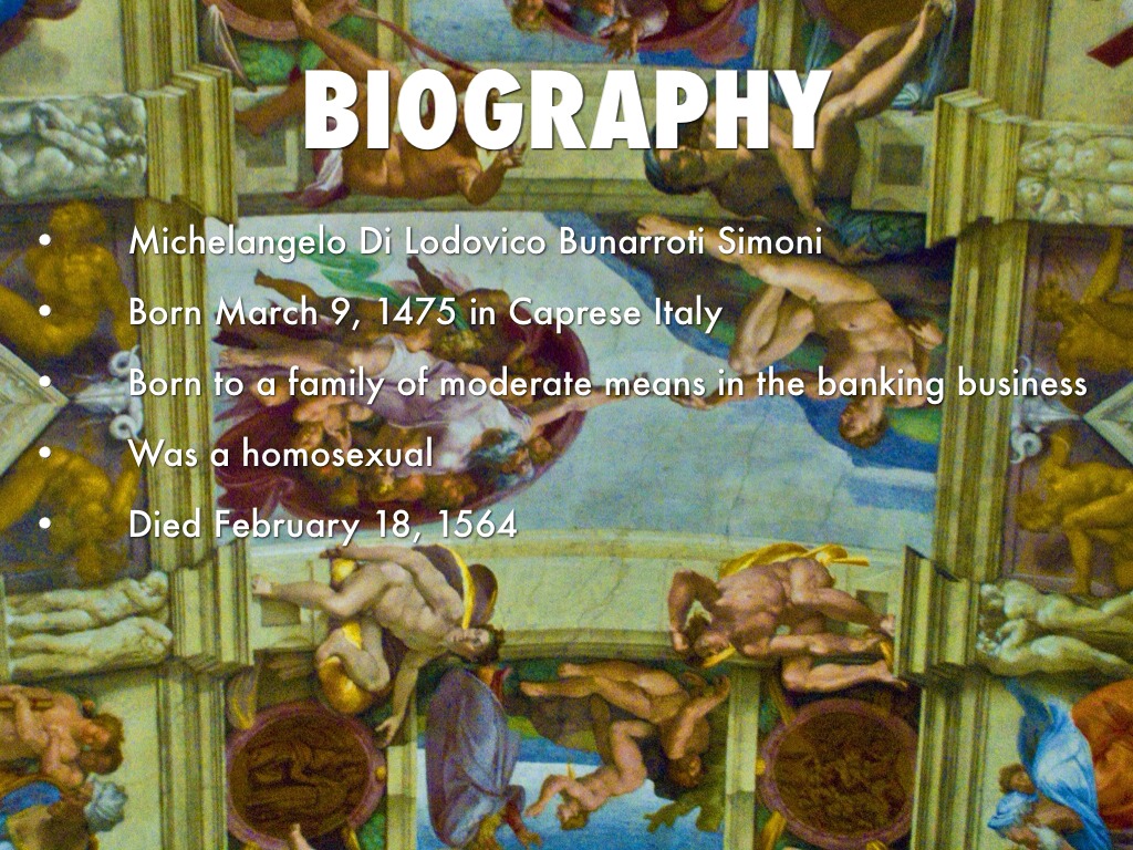 Michelangelo Buonarroti by Olu Okororie