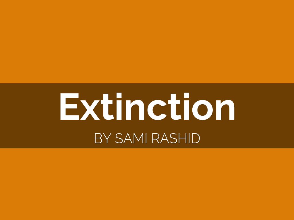 Extinction by sami.rashid
