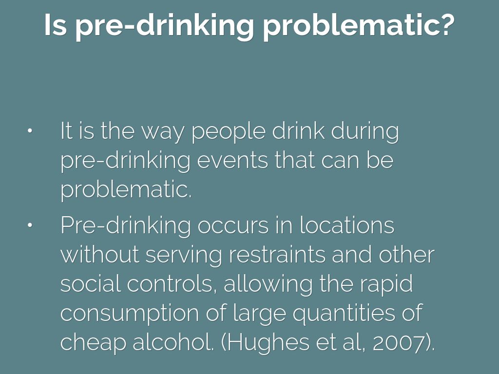 Pre-drinking culture among New Zealand Tertiary