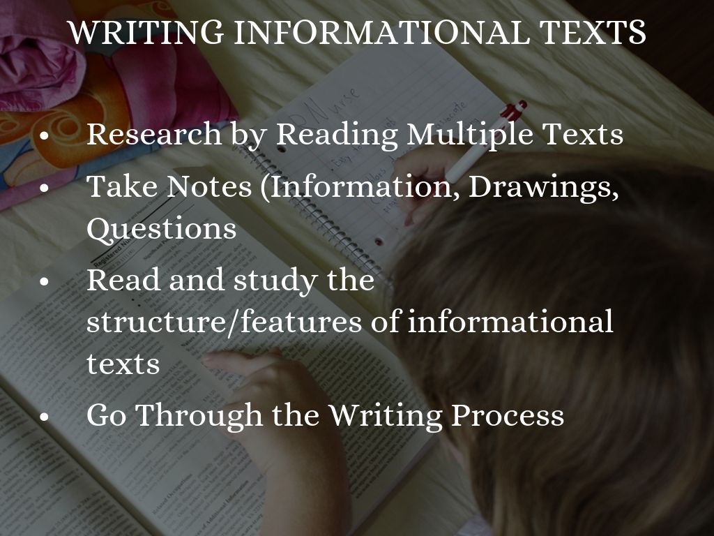 Informational Writing by jamie.jackson