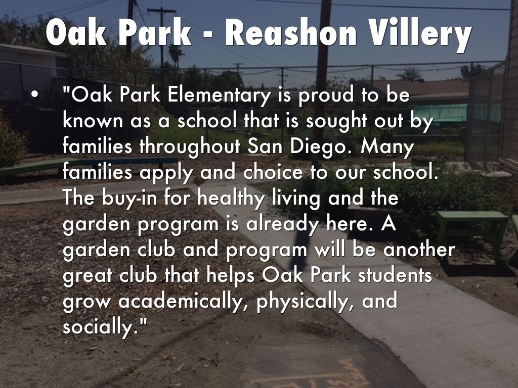 Oak Park Healthy Growing by Bryan Jersky