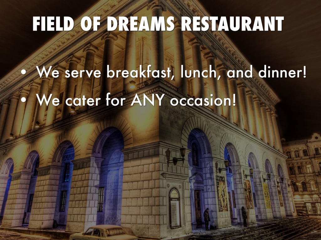 Filled Of Dreams Restaurant by Brandi Neal