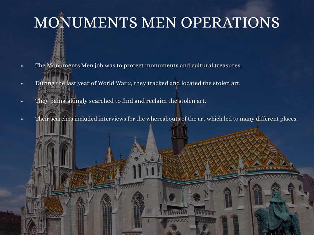 The Monuments Men by Emily Haan