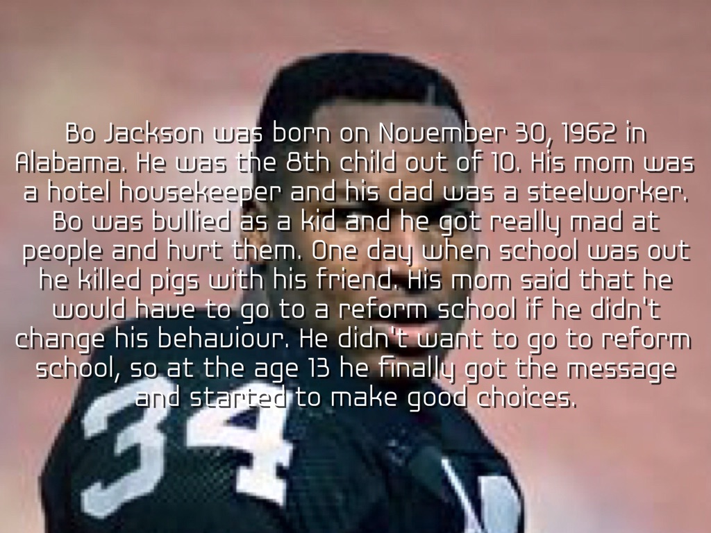 BO JACKSON by Katherine Cedzo