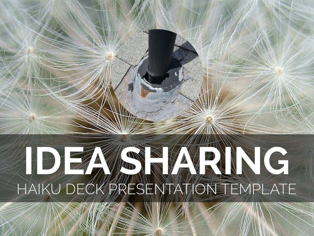 Copy of Idea Sharing Presentation Template by Joshua