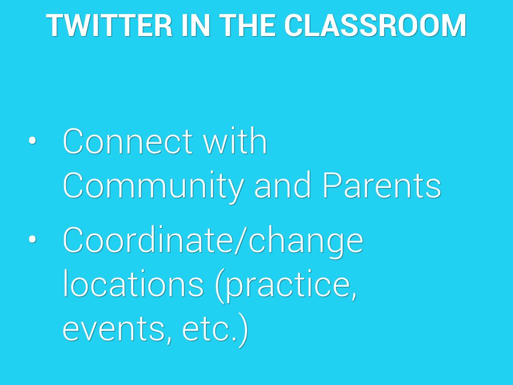 Twitter In The Classroom by allisonzigrang