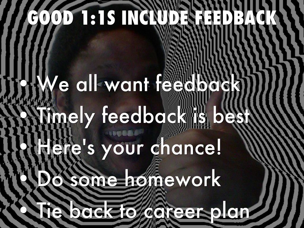 Effective 1:1s by Bob Bob