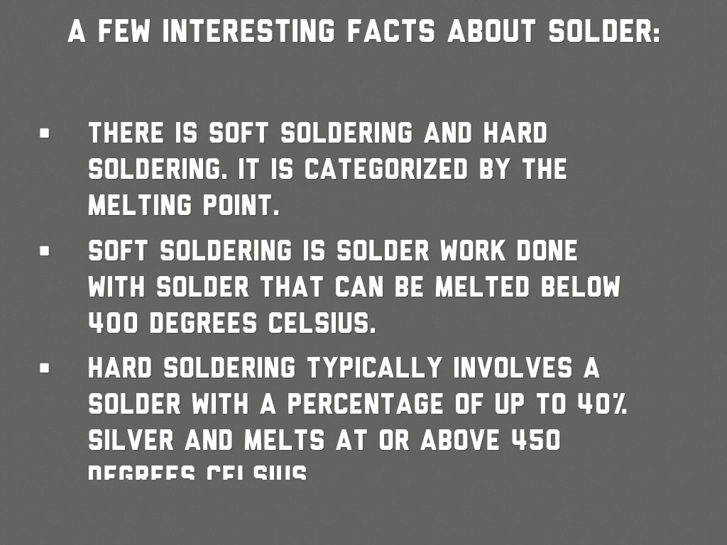 Solder By John Miller Solder By John Miller