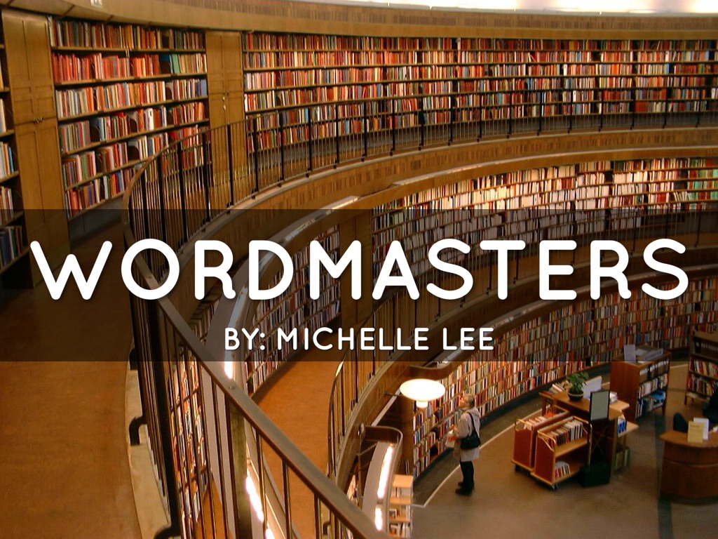 WordMasters #3 by Michelle Lee