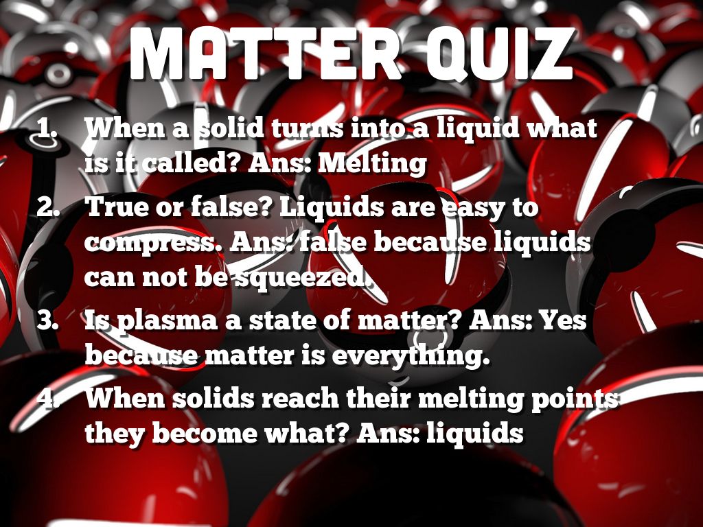 Matter Quiz by 3c Ipad3c07