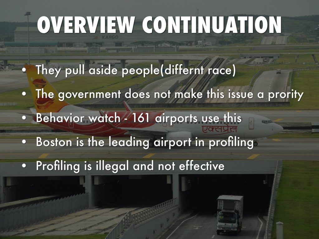 Racial Profiling In Airports by Chris Dalton