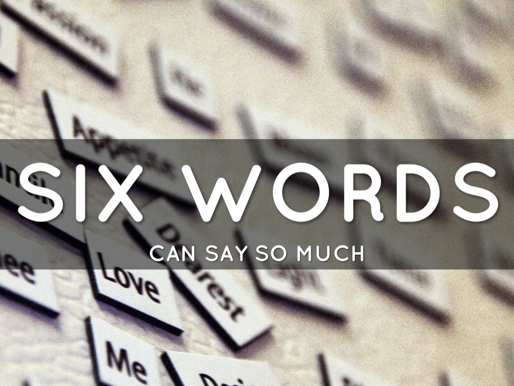 Copy of Animals, in 6 words by Eric Proctor