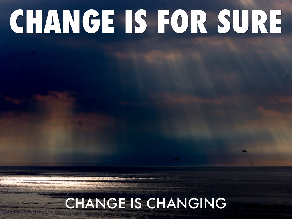 Change Is changing by J. Ross Folkes