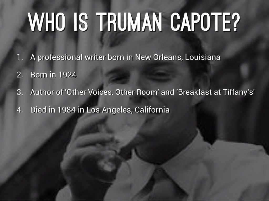 Truman Capote by Lizzie N