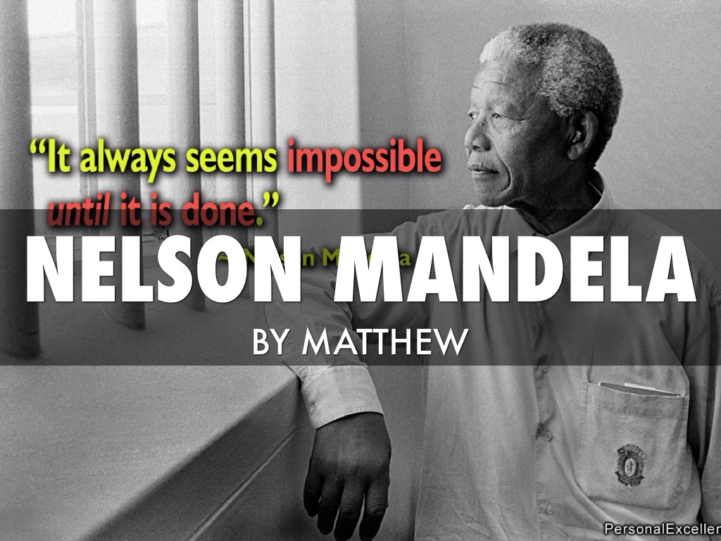 Nelson Mandela by M H