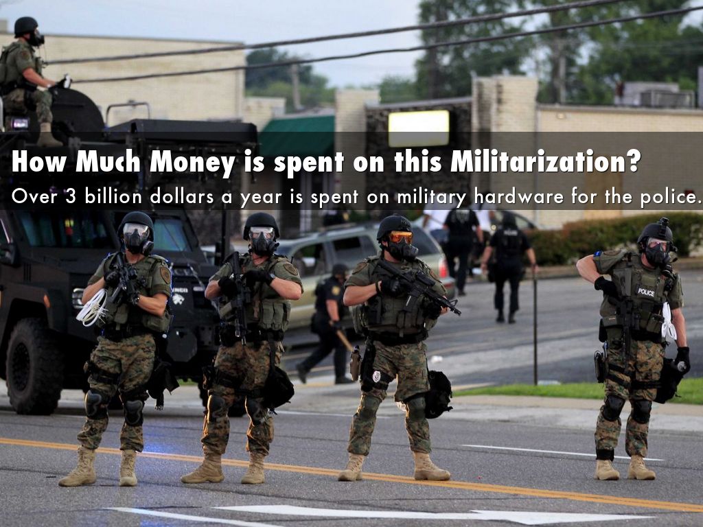 Militarization of U.S Police. by craig.pearson204477