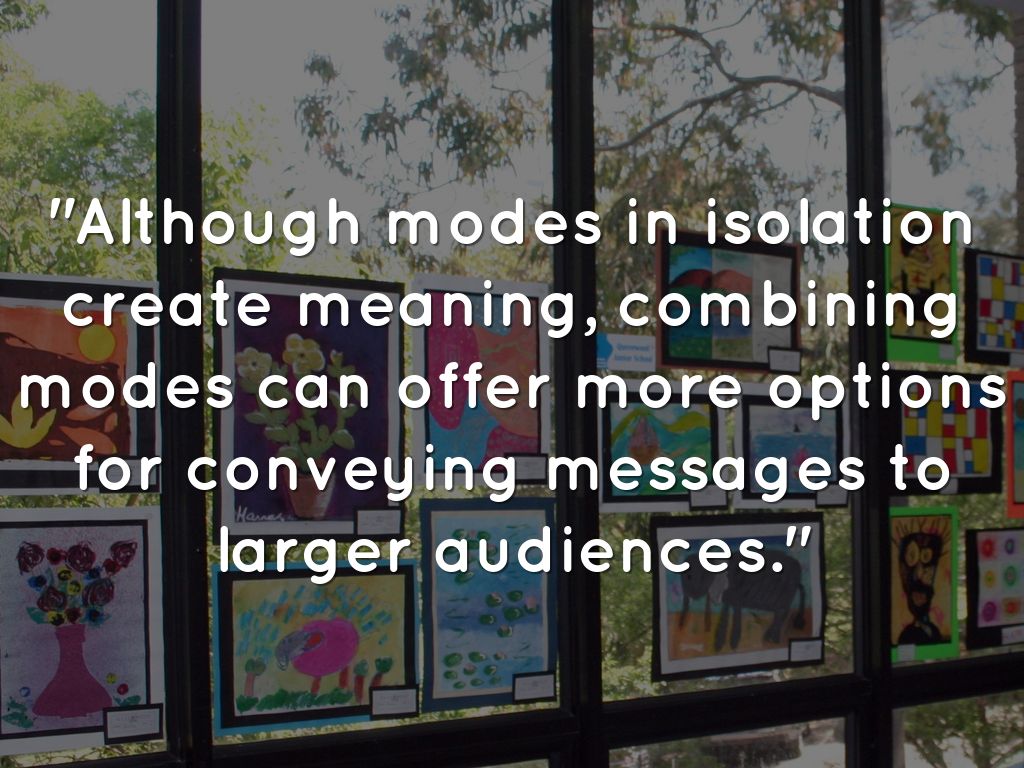 Multimodality Reading Response by Kayli Payne