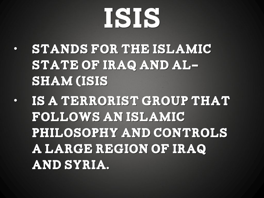 Who is ISIS by Jariah D