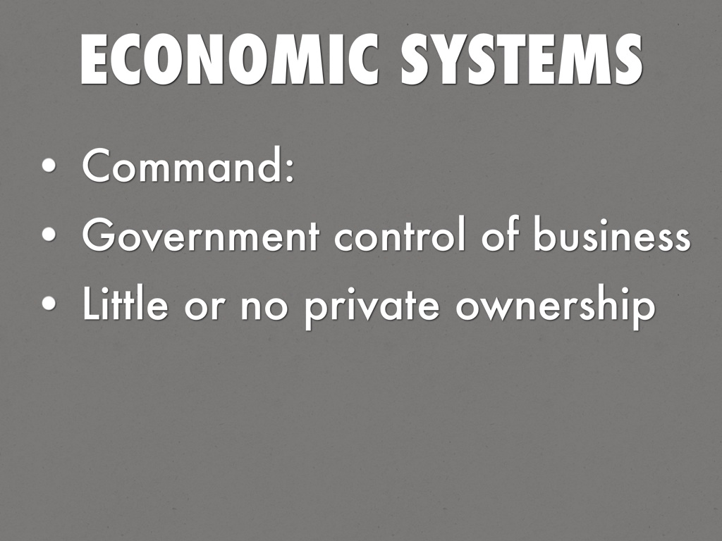 Economy And Governments