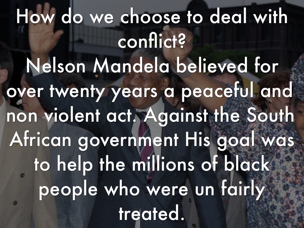 Nelson Mandela by M H