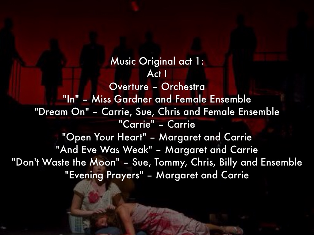 Carrie The Musical by Mackenzie Rieter