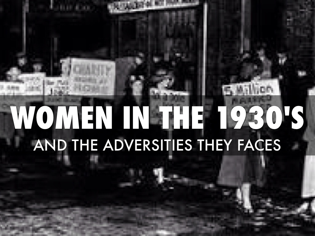 Women In The 1930's by Steven Stine