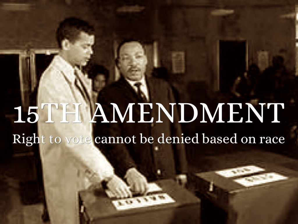 15th Amendment By Joshua Davis