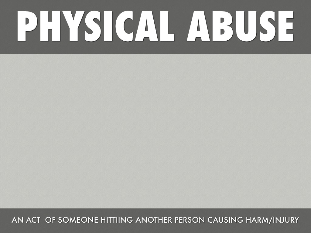 Types Of Abuse by Zach Jorae