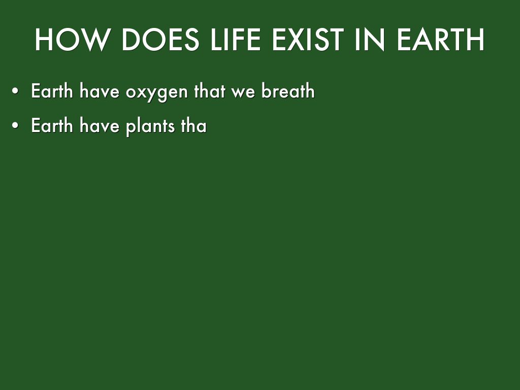 Why Does Life Exist On Earth - The Earth Images Revimage.Org