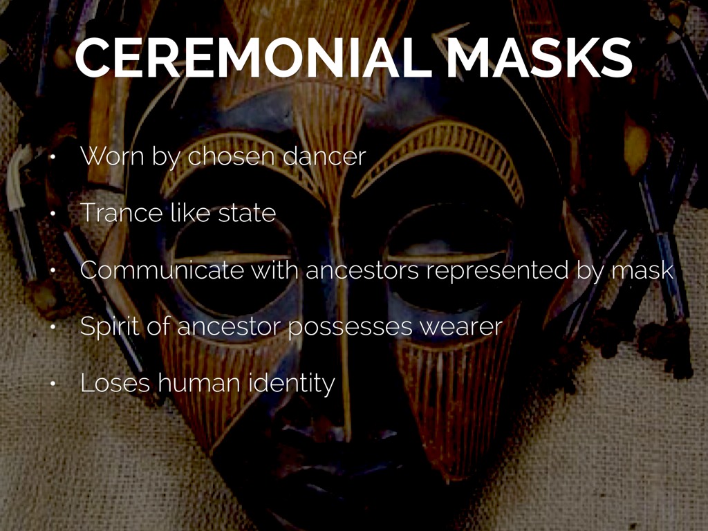 Traditional African Masks by Caroline Larkin