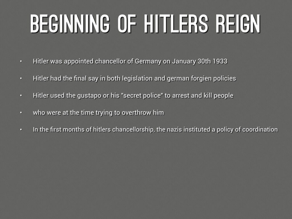 Hitler And The Third Reich by Thomas Levy