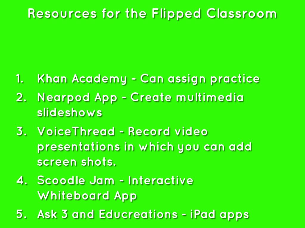 Flipped Classroom Presentation by Katherine Schaffer