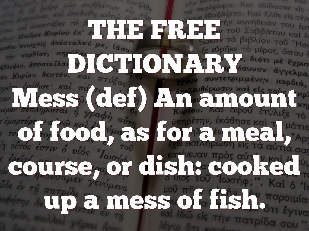 A Mess of Forgiveness Mt 18:21-35 by Stephen Boone