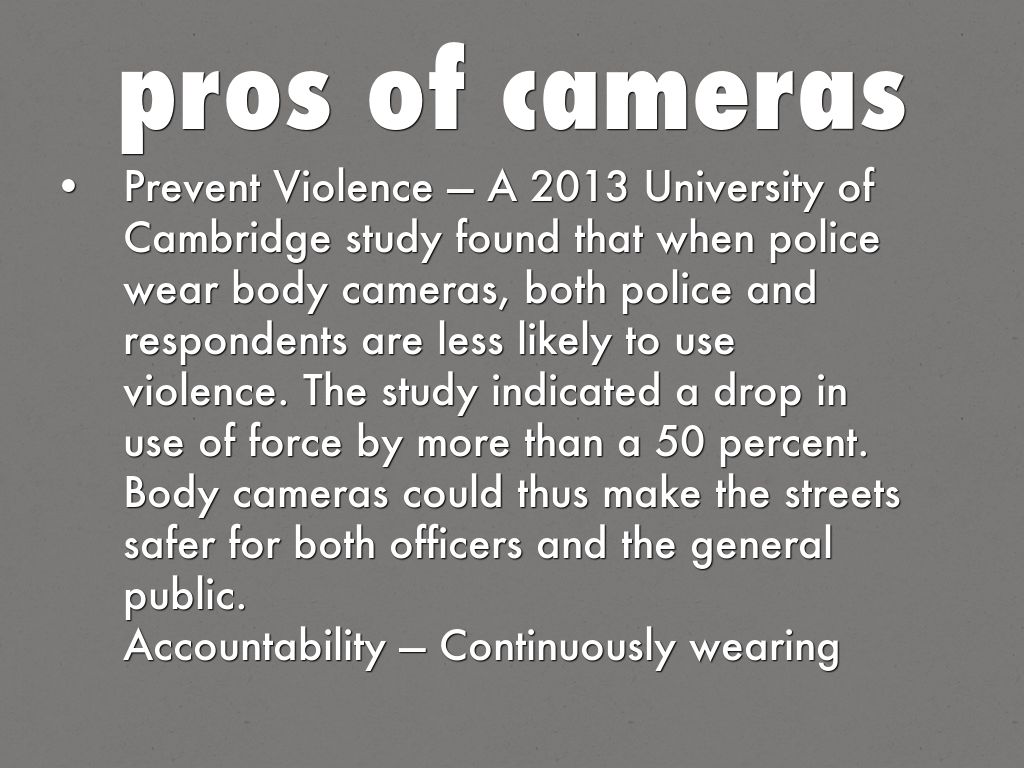 Why Police should wear chest cameras. by amori0607