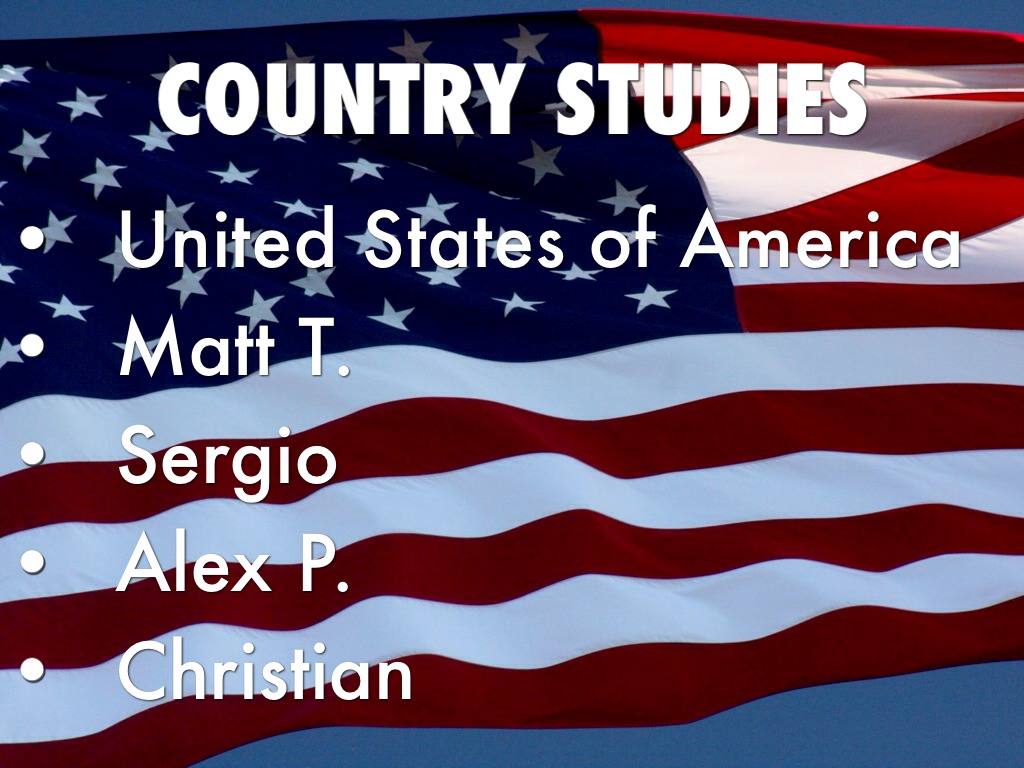 Country Studies by Matt Tomlinson