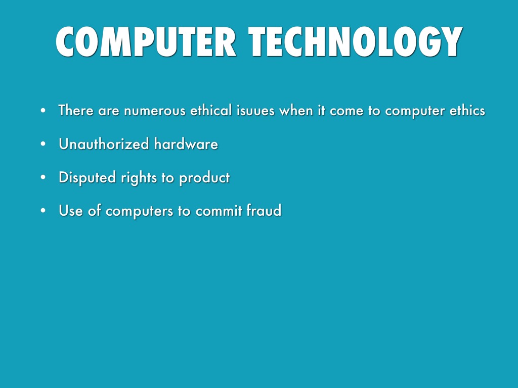 Computer Ethics By Jessica Jess